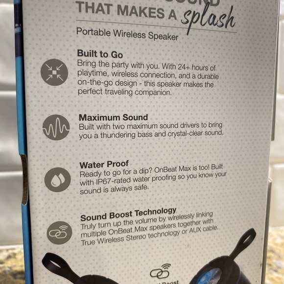 Portable Audio & Video | Nwt Quikcell Onbeat Max Speaker | Poshmark